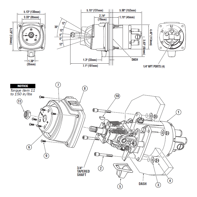 SeaStar Classic Tilt Mechanism Replacement Kit - HA6523 | Boat Steering ...